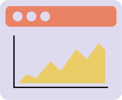 Illustration Graphic Chart Investment Growth Chart Illustration Progress Bar Chart Increase