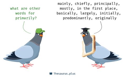 Primarily Synonyms And Primarily Antonyms Similar And Opposite Words