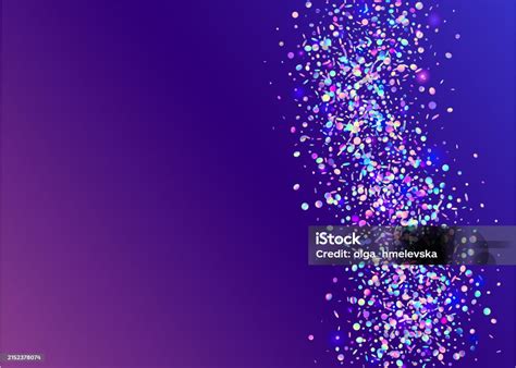 홀로그램 배경입니다 3d 깜짝 배경 카니발 효과 보라색 레이저 반짝이 라이트 컨셉 크리스탈 더스트 네온 종이 디지털 배너 파란색 홀로그램 배경 겨울에 대한 스톡 벡터 아트