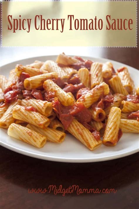 Spicy Cherry Tomato Pasta Sauce