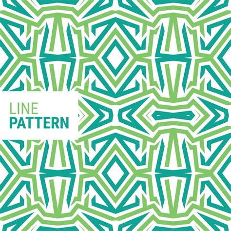 Premium Vector Green Line Abstract Pattern Background
