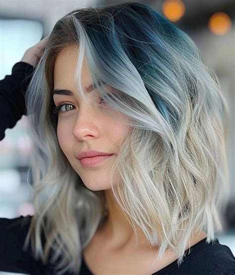 100 مدل هایلایت مو فانتزی کوتاه و بلند آموزشگاه آرایشگری گل گیس