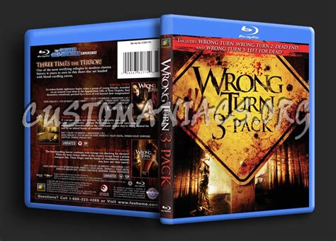 Wrong Turn 3 Pack Blu Ray Cover Dvd Covers And Labels By Customaniacs