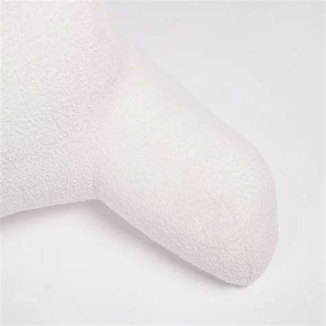 Boucle Cuddle Cushion Filled Reading Padded Lumber Back Plump Support