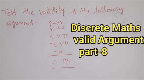 Discrete Maths Part 8 Mfcs Rajeshlekkalu Youtube