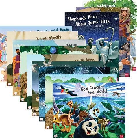 Simply Loved Bible Story Poster Pack 12 Posters Quarter 1