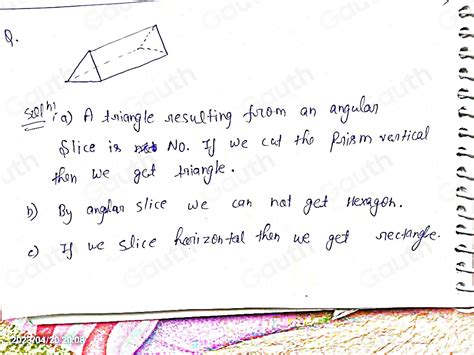 Solved Consider The Prism Shown Below Determine Whether The Prism