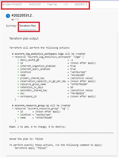 terraform plan in devops gui dev community