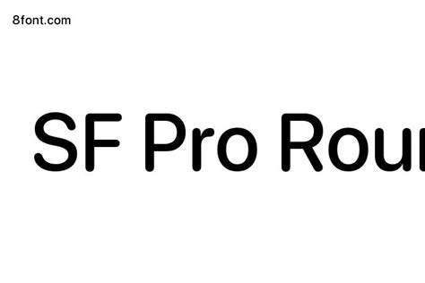 SF Pro Rounded Medium Font Free Font Download
