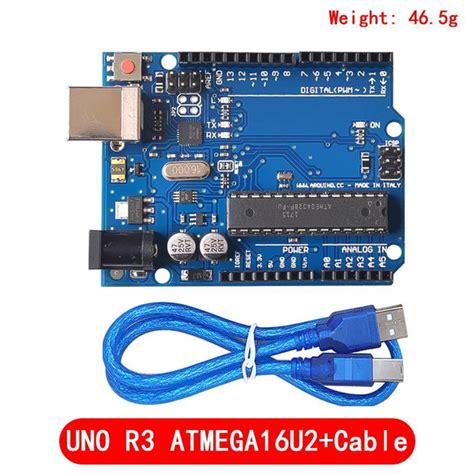 Характеристики 1set Uno R3 Официальный Atmega16u2 Unowifi R3