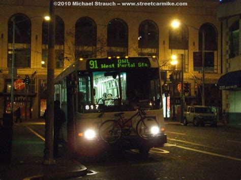 San Francisco Bay Area All Nighter Owl Buses