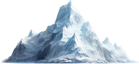 Ice Mountain With Png