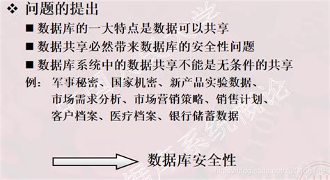 数据库系统概论——第四章 数据库安全性 数据库系统概论数据库安全性 不安全的因素有哪些 csdn博客