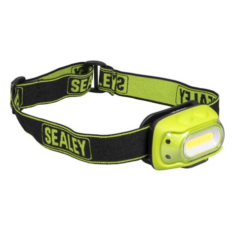 Rechargeable Head Torch With Auto Sensor 8w Cob Led Green Anvil Tool