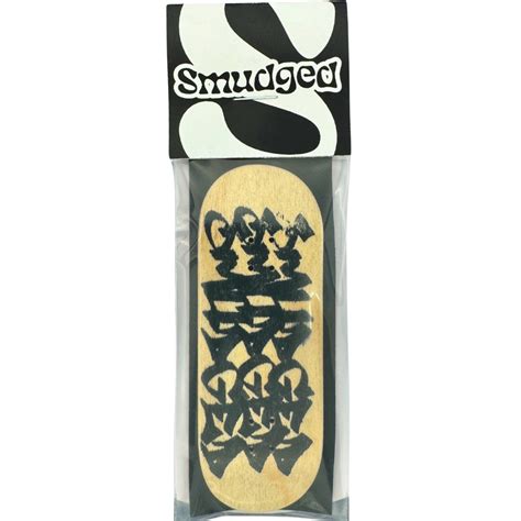 Smudged Tag Stack Fingerboard Deck