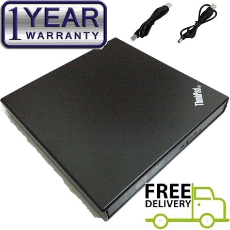 Ibm Thinkpad Usb Portable Slim External Cd Dvd Rom Burner Writer Drive Black Shopee Malaysia