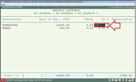 What Is The Process Of Depreciation In Marg Software