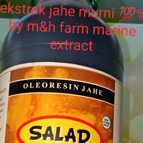 Jual 500 Gr Ginger Oleoresin Jahe Ekstrak Jahe Murni Kota Bogor Mandh Farmandmarine Extracs