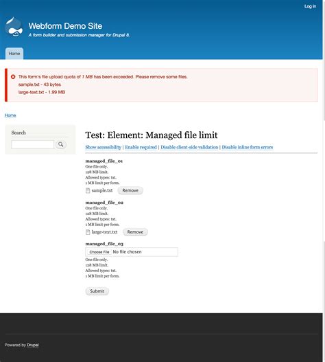 webform s can now have file upload quotas