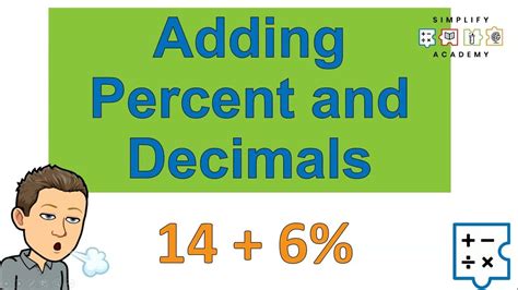Adding And Subtracting Percentages Youtube