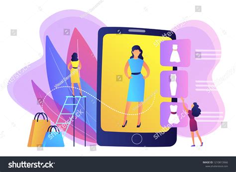 Virtual Fitting Room Over 276 Royalty Free Licensable Stock Vectors