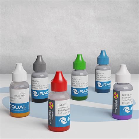 Dose Calibrator E Vial Sources • Radqual Radioactive Sources