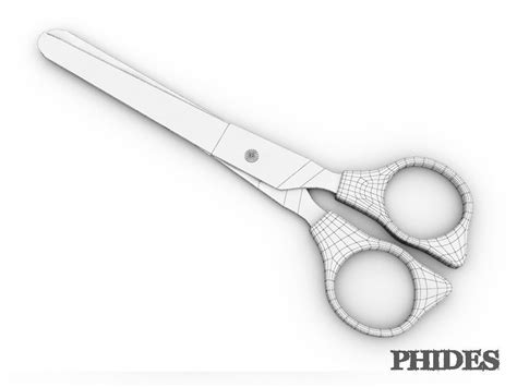 Scissors 1 Phides Free 3d Model Cgtrader