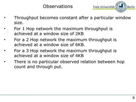 tcp performance analysis wireless multihop networks ppt