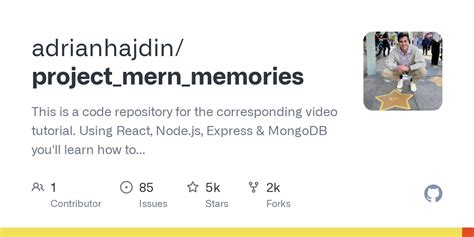 GitHub Adrianhajdin Project Mern Memories This Is A Code Repository For The Corresponding