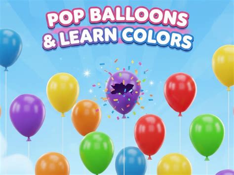 Pop Balloons And Learn Colors — Play Free Online On Sgames