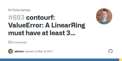 contourf valueerror a linearring must have at least 3 coordinate