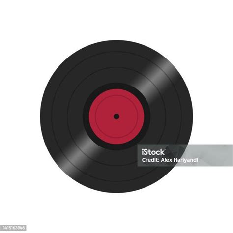 음악 플레이어와 흰색 배경을위한 블랙 Dj 비닐 레코드 플레이트 벡터 일러스트 레이 션 Dj에 대한 스톡 벡터 아트 및 기타