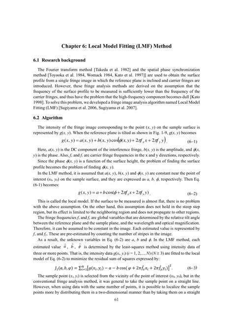 pdf chapter 6 local model fitting lmf method