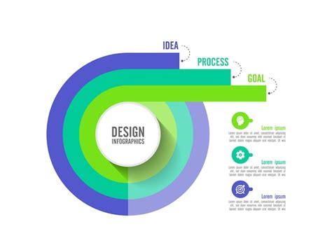 프로세스 다이어그램 Infographic 사업 배경 템플릿 다채로운 프리미엄 벡터