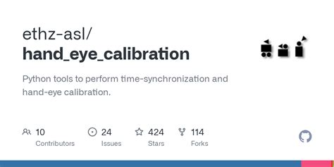GitHub Ethz Asl Hand Eye Calibration Python Tools To Perform Time Synchronization And Hand