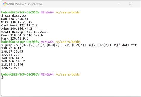 How To Use Grep To Extract Ip Addresses From File Collecting Wisdom