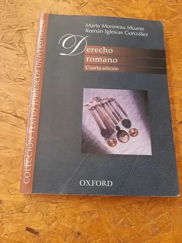 Derecho Romano Marta Morineau Iduarte Meses Sin Interés