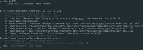 error [err stream write after end] write after end when use webhook