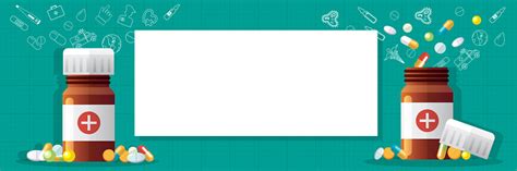 의학 및 건강 관리의 개념 텍스트를위한 공간이있는 다채로운 추상적 인 배경에 의료 요소 세트 Brand Name Online Messaging Platform에 대한 스톡