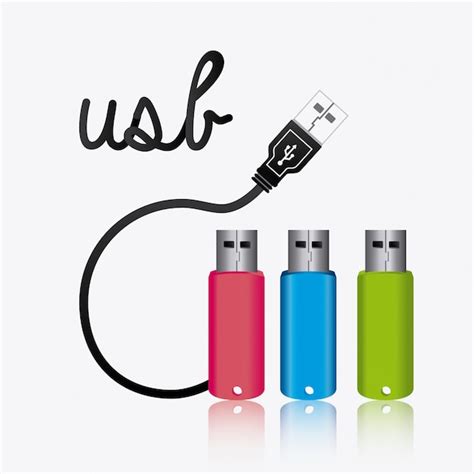 Premium Vector Usb Design