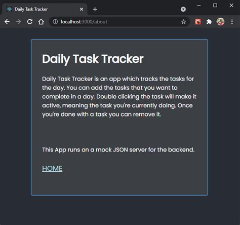 GitHub Ibizabroker Daily Task Tracker A Task Tracking App Using React