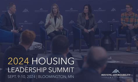 2024 Housing Leadership Summit Preliminary Agenda Released Housing Affordability Institute