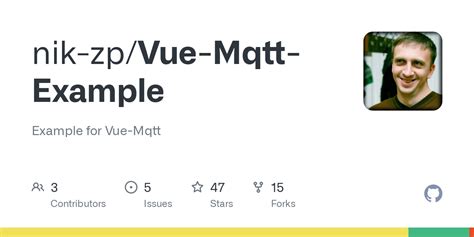 Github Nik Zp Vue Mqtt Example Example For Vue Mqtt