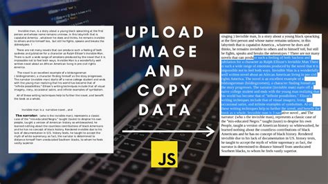 extract data from document using tesseract js javascript youtube