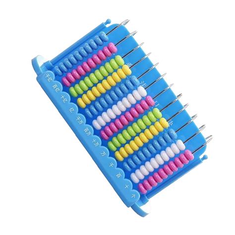 Niceauty Math Calculation Tool Abacus Blue Plastic 1pack