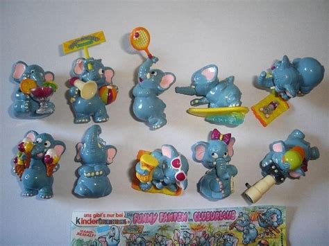 Kinder surprise BEACH ELEPHANTS 1995 | Kinder surprise, Kinder egg toys ...