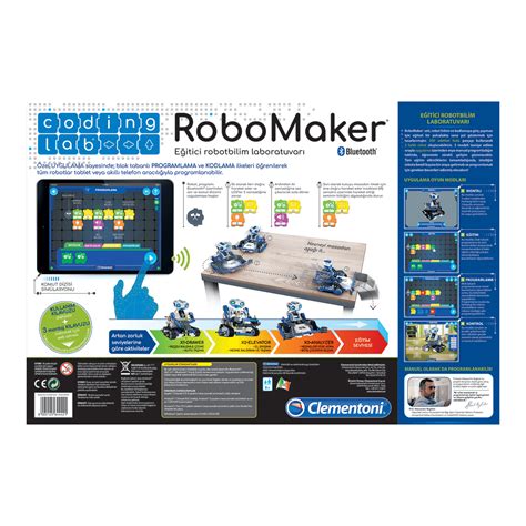 Clementoni Coding Lab Robomaker Start Eğitici Robotbilim Laboratuvarı 64442 Nezih