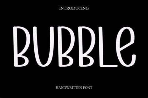 Bubble Font By Salma Studio · Creative Fabrica