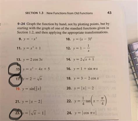 solved 9 24 graph the function by hand not by plotting