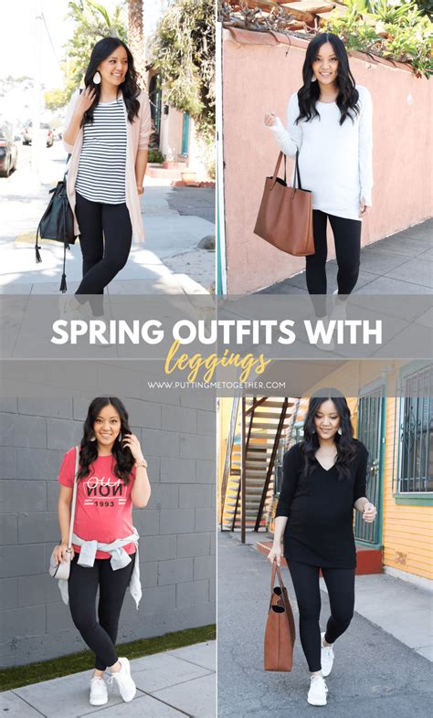 Spring Outfits With Leggings + Tons of Spring Tops for Leggings